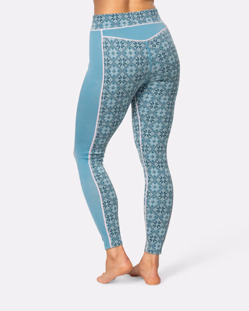 Rose High Waist Base Layer Pants - 100% Merino Wool